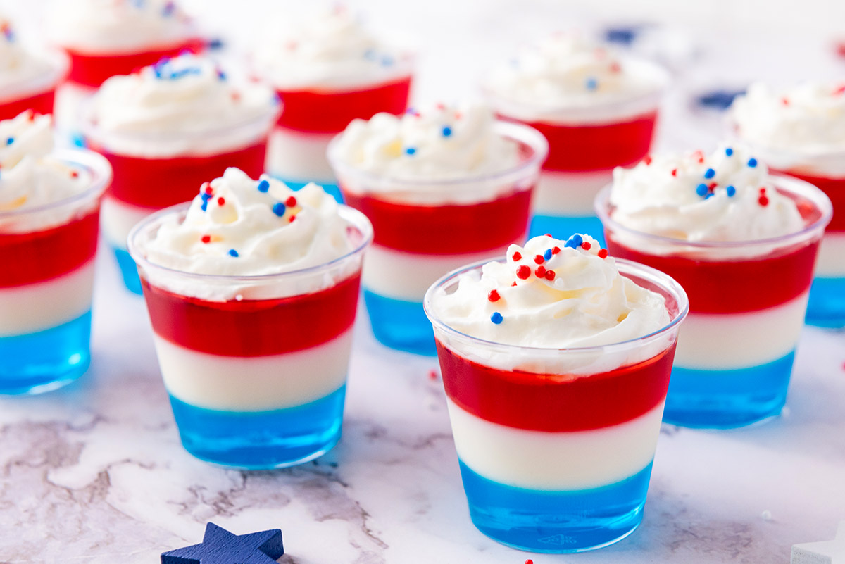The Best Patriotic Jello Shots – Mini Bites Recipes