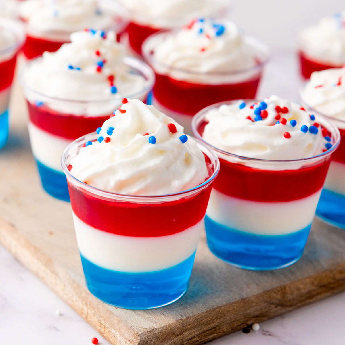 The Best Patriotic Jello Shots – Mini Bites Recipes
